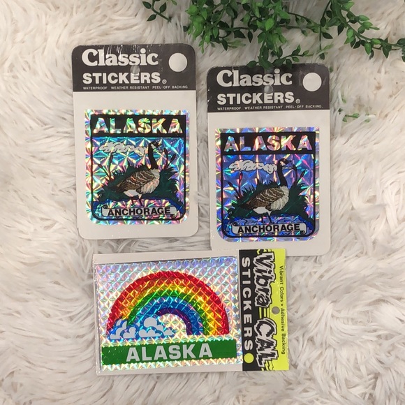 Vintage | Office | Vintage Alaska Stickers | Poshmark
